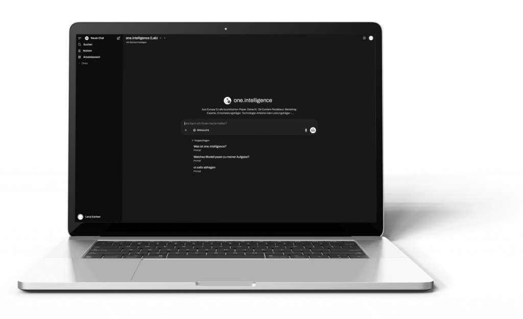 one.intelligence platform – Das ChatGPT für den Tourismus: Transparent ...